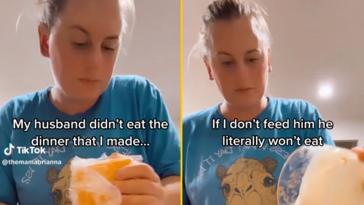 Woman prepares second meal for husband after he refuses to eat dinner ...