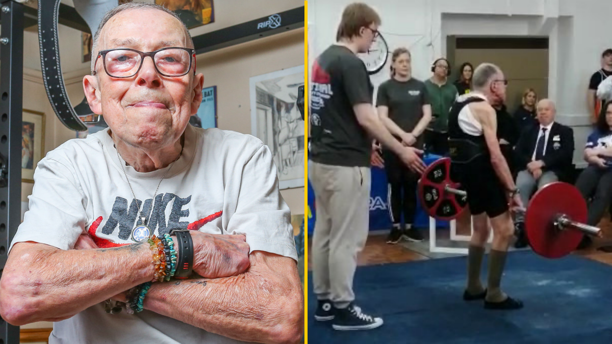 Britain's strongest pensioner breaks world weightlifting record - aged ...