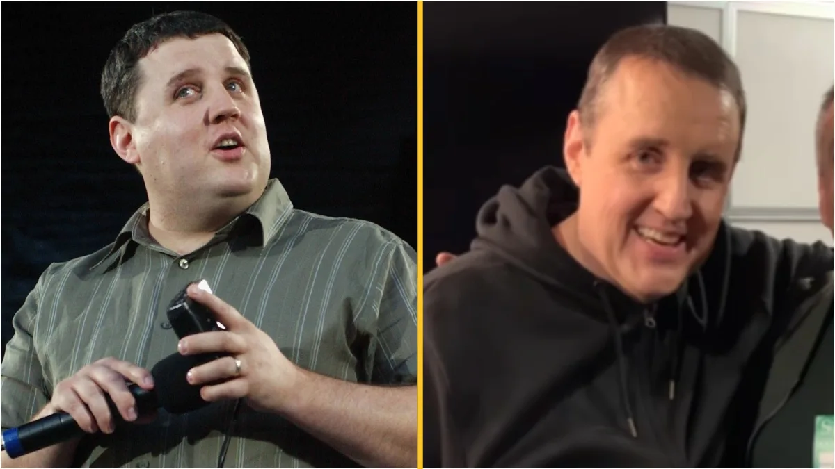 Peter Kay fans stunned by his new look in rare backstage clip