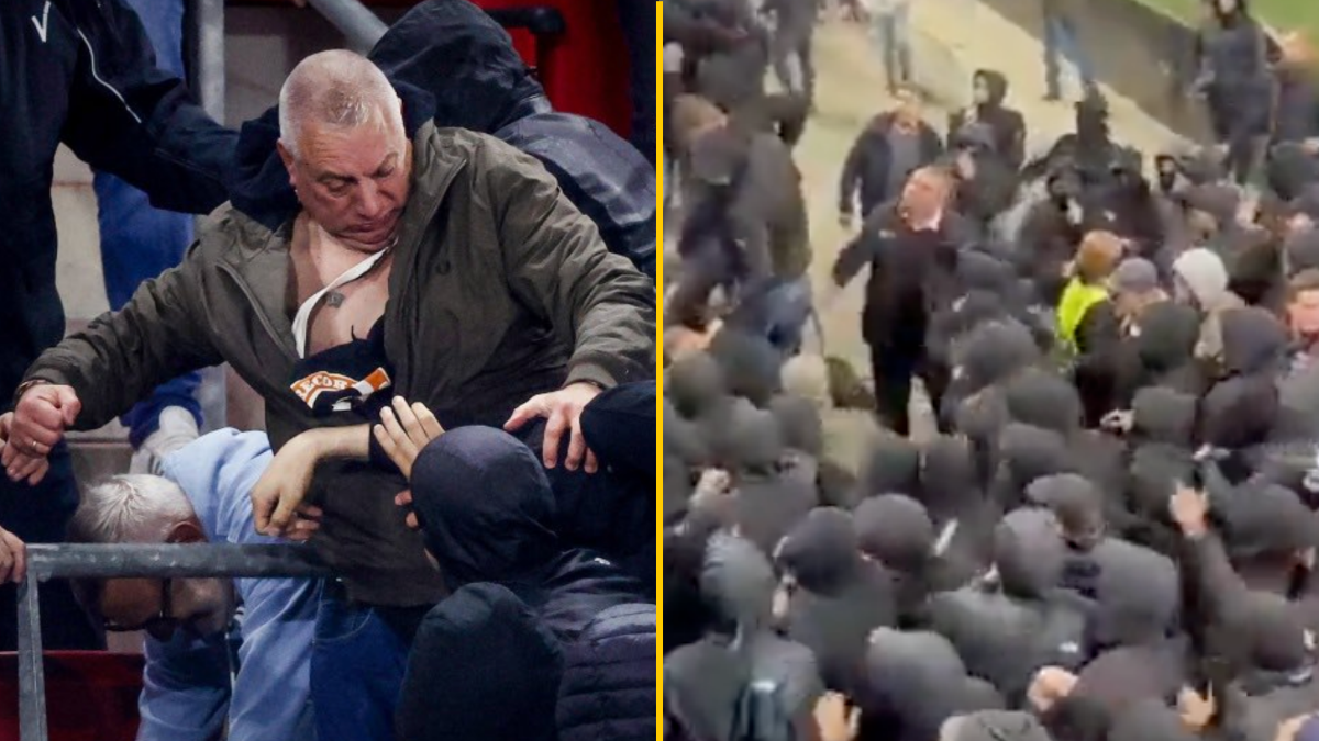 West Ham fan 'Knollsy' hailed a hero for fighting off dozens of ...