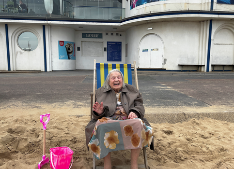 Woman Celebrated Her 101st Birthday With A Trip To Her Favourite Beach