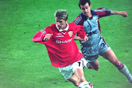 David Beckham takes cheeky swipe at Man City when asked about the treble