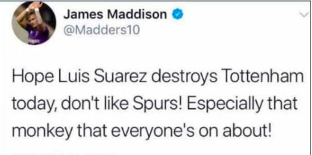 James Maddison deletes old anti-Tottenham tweets ahead of £40m move