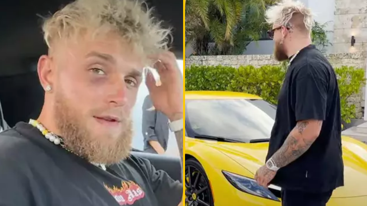 Jake Paul broke his new $420,000 Ferrari just one hour after buying it ...