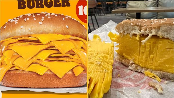 Burger King launch the 'real cheeseburger' - which is just a bun and 20 ...