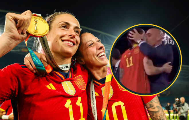 Spain star Jenni Hermoso responds after football boss kisses her on the ...