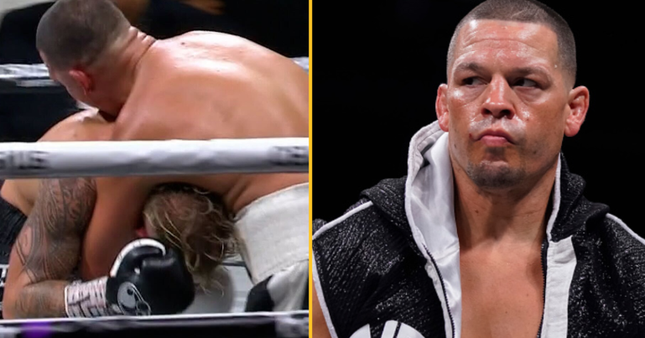 Nate Diaz got Jake Paul in a guillotine choke during boxing match - JOE ...