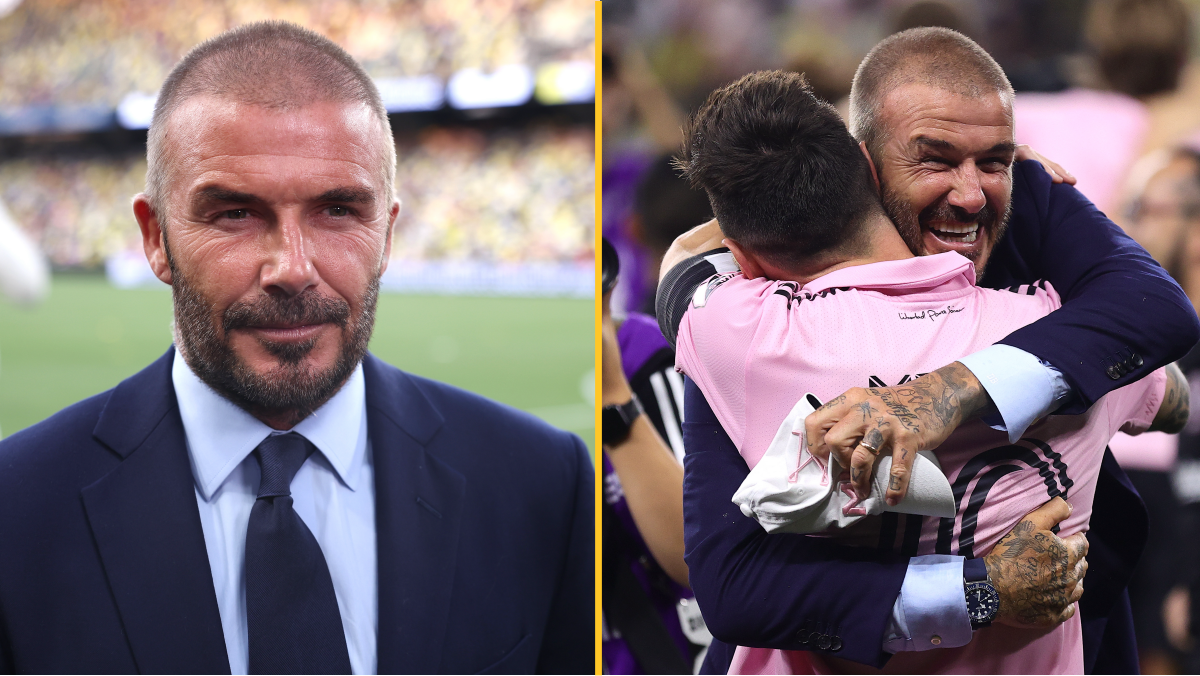 PIC: David Beckham is absolutely buzzing about Zidane's appointment as ...