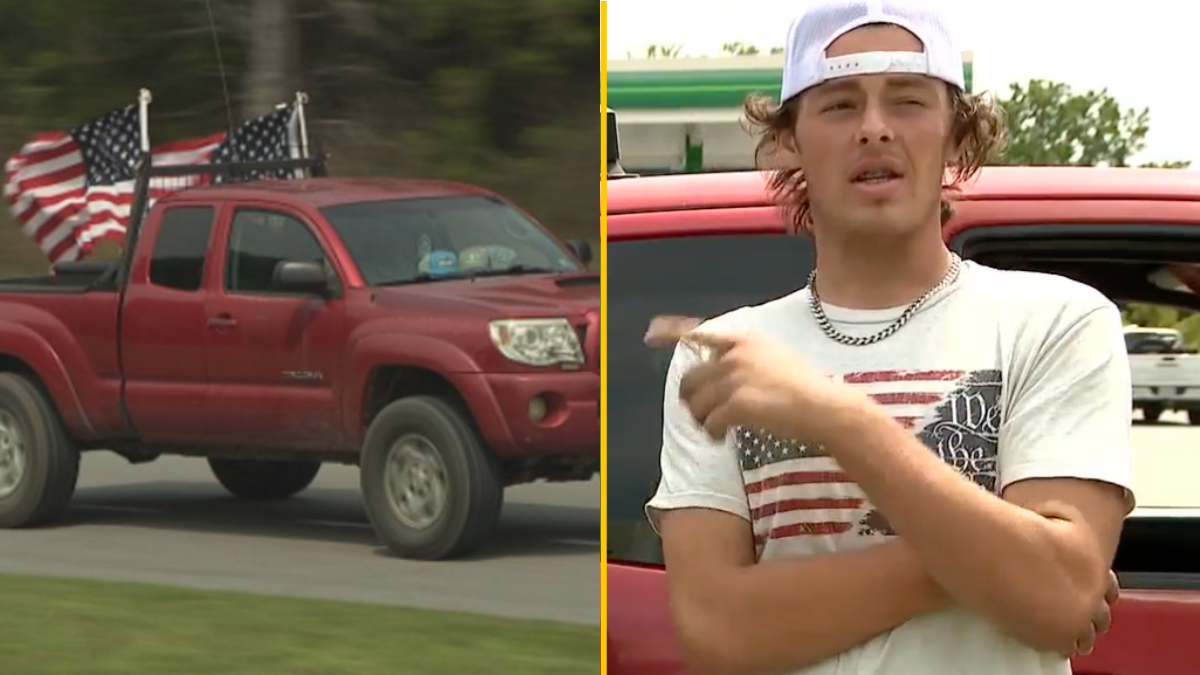 Family pull son out of school after he's told to remove American flags ...