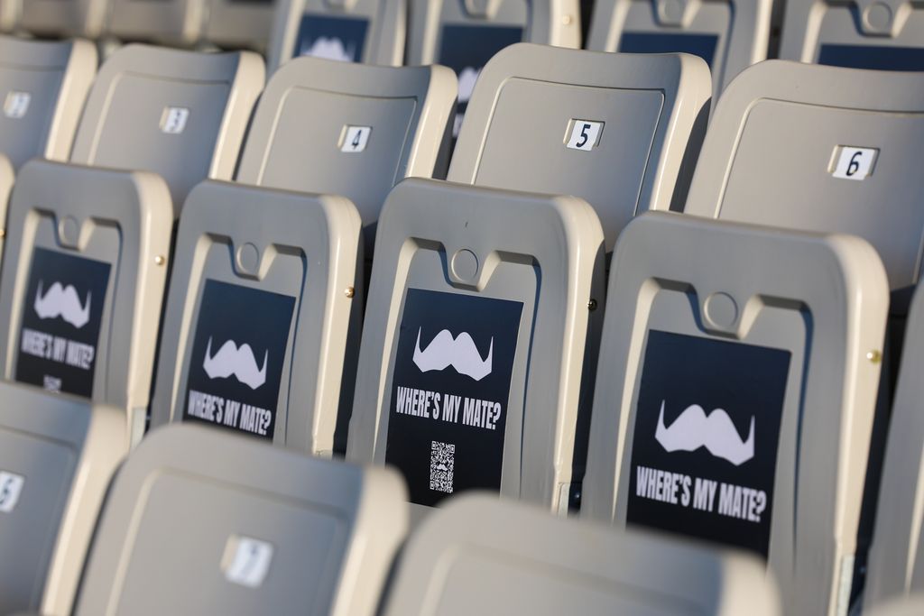 Movember turns empty season ticket seats into a powerful message for ...