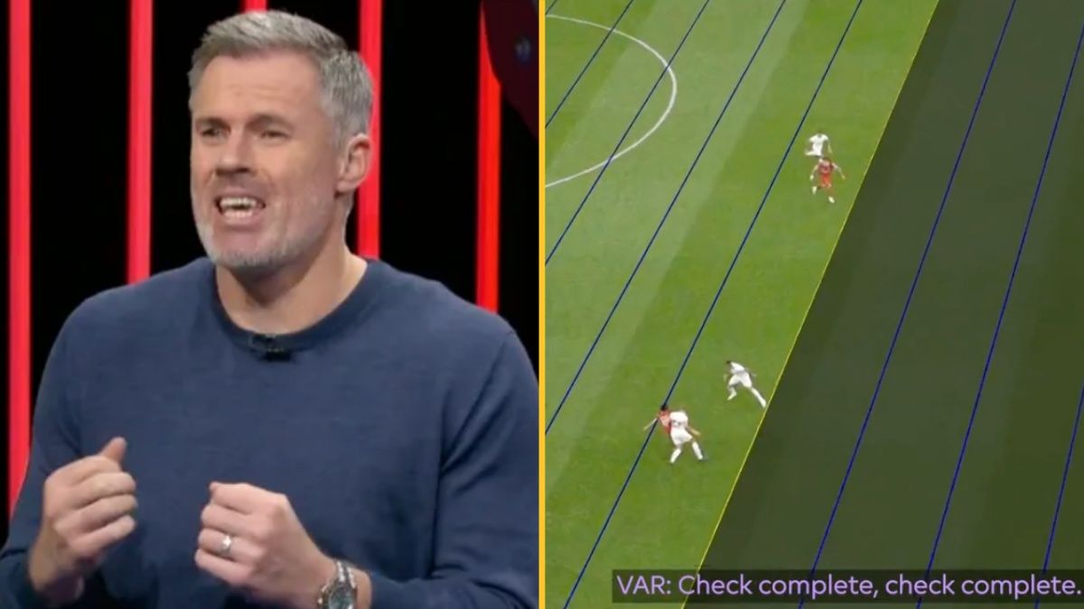 Jamie Carragher reacts to VAR audio of Diaz disallowed goal