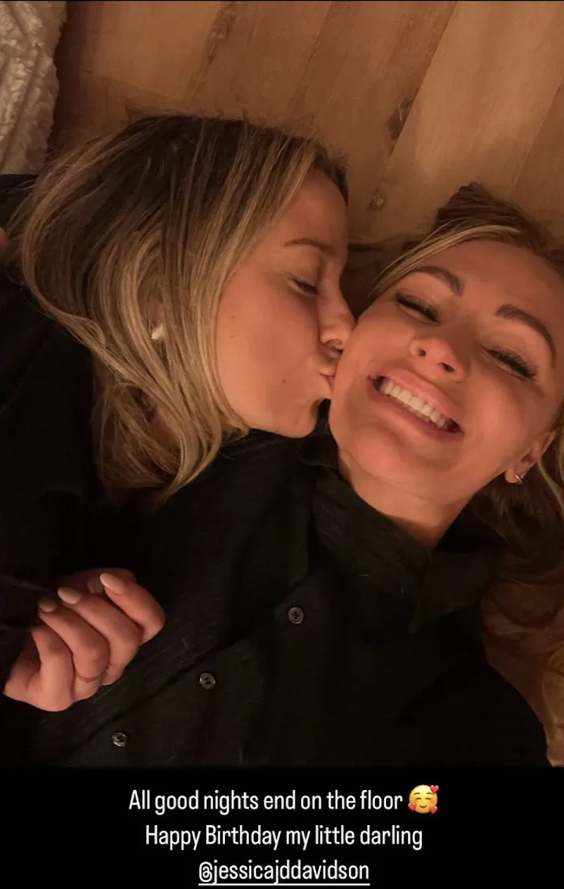 Laura Woods celebrates Arsenal's win against Man City - JOE.co.uk