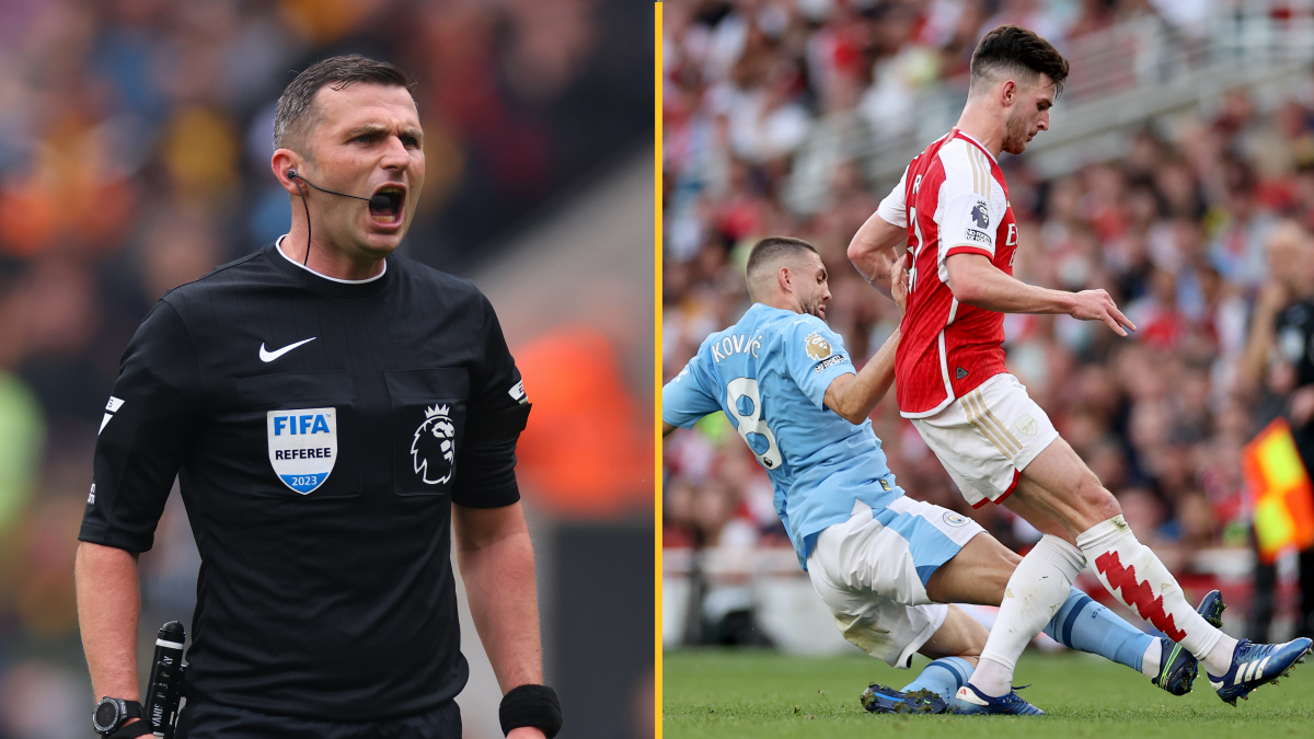 Ex-PL ref admits Michael Oliver was lucky as Arsenal beat Man City ...
