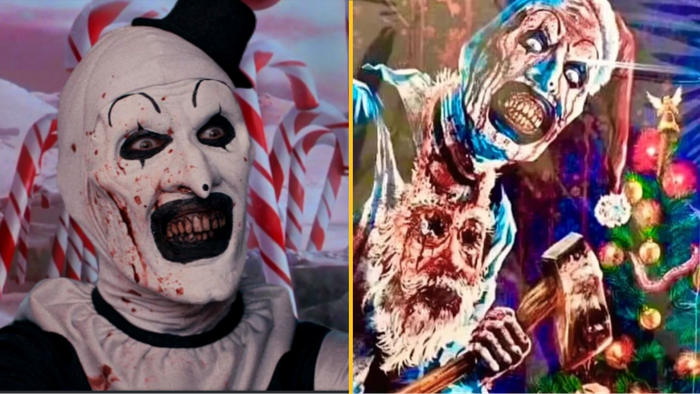 Terrifier 3 release date confirmed as first poster reveals it will be a ...