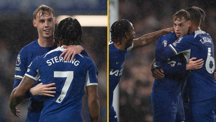 Cole Palmer details Raheem Sterling chat moments before scoring past ...