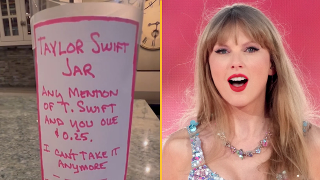 Taylor Swift money jar goes viral as husband makes wife pay for talking ...