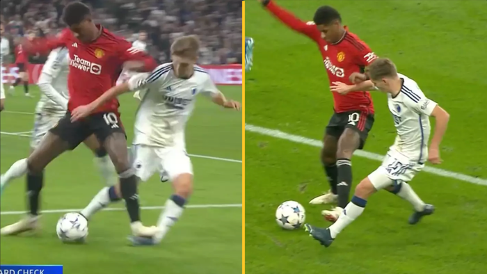 Fans left baffled by reason UEFA give for Marcus Rashford red card ...