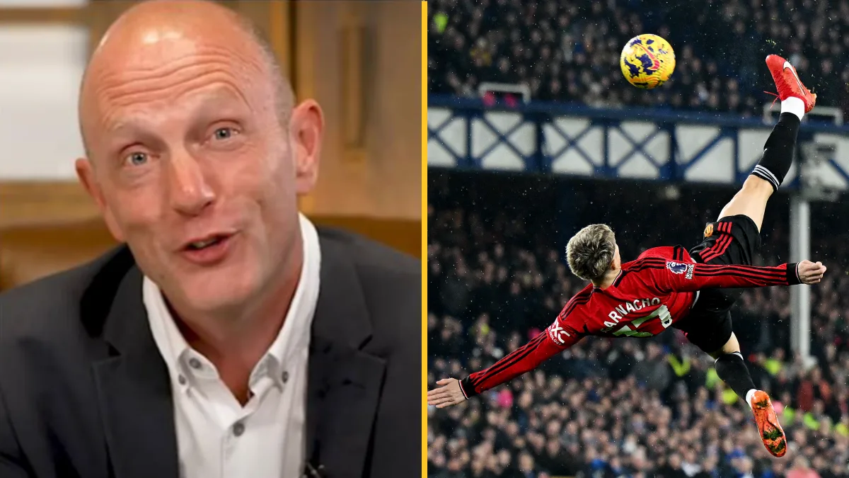 Alejandro Garnacho's incredible overhead kick is even better with Peter ...