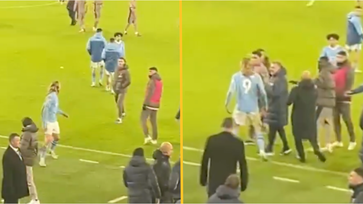 New footage of Haaland's furious row with Lo Celso at full time emerges ...