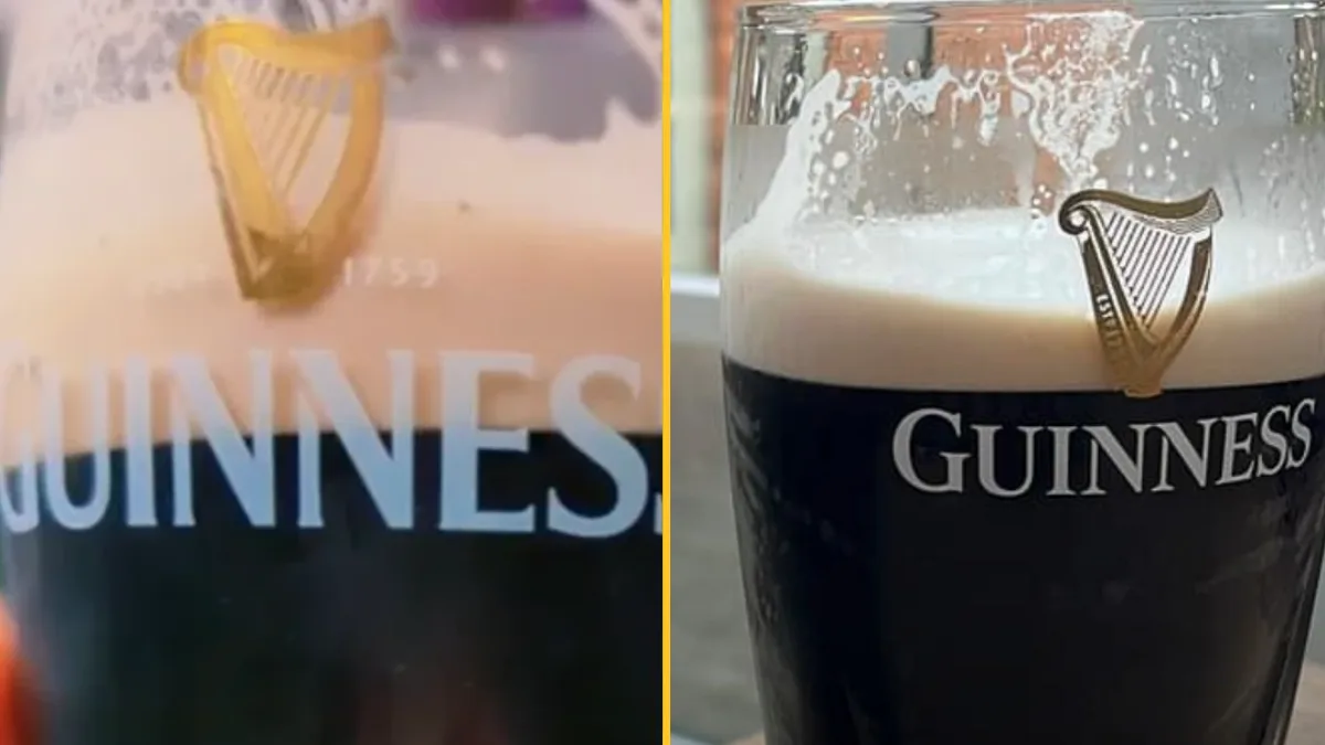 Guinness drinkers debate whether first sip should split the G or land ...