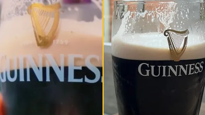 Guinness drinkers debate whether first sip should split the G or land ...