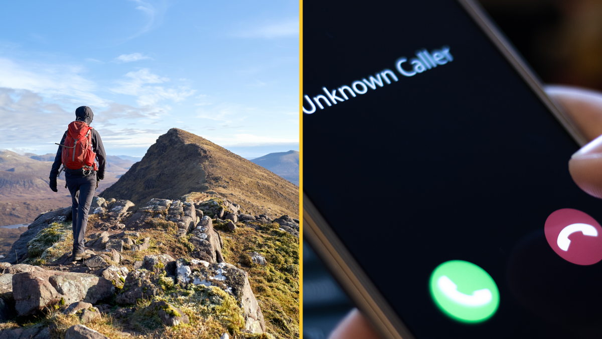 Hiker who was lost for 24 hours ignored calls from rescuers because it ...