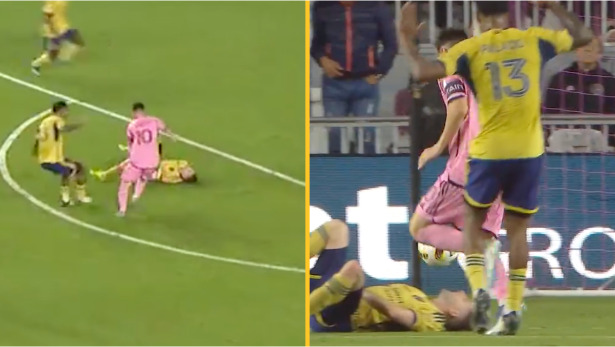 Messi's 'ridiculous' chip on injured player goes viral for ultimate sh ...