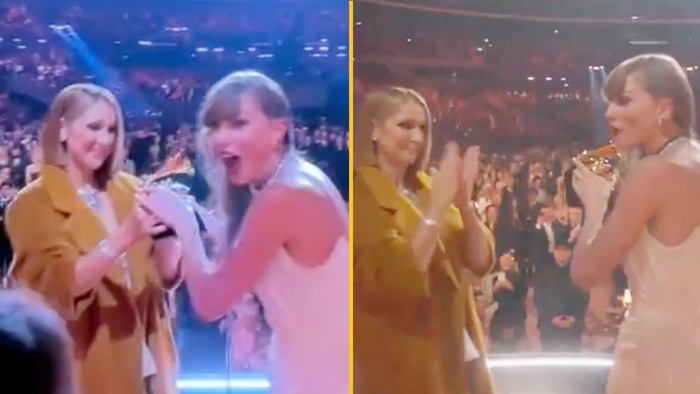 Taylor Swift slammed for 'blanking' Céline Dion while winning Grammy Award