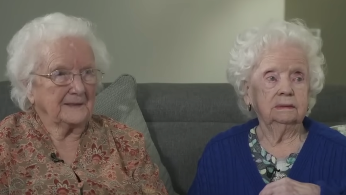 'Britain's oldest twins' aged 104 say secret to long life is a daily ...