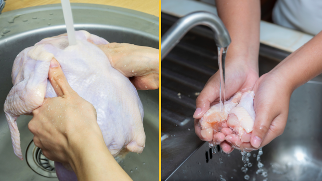 Huge debate sparked after woman doesn't wash her chicken before cooking