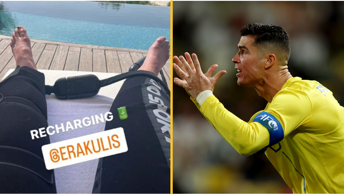 People are losing their minds over Cristiano Ronaldo's feet - JOE.co.uk