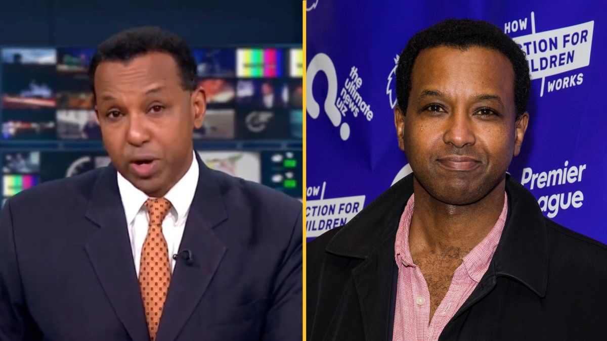 Rageh Omaar was 'determined to finish News at 10' after becoming unwell