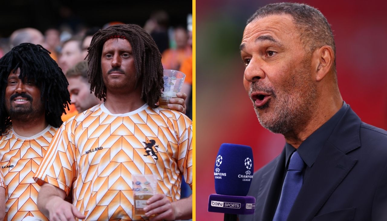 Ruud Gullit responds to 'blackface' image of Dutch fans dressed as him ...