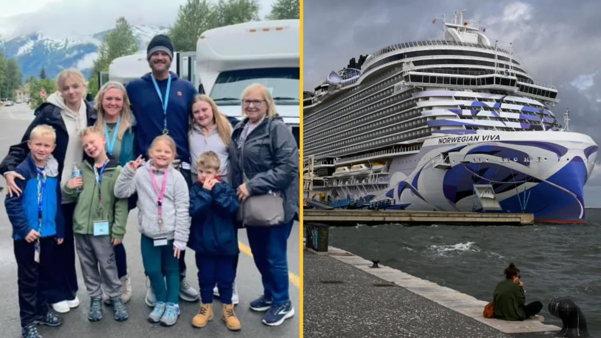 Family of nine stranded in remote area of Alaska after cruise leaves ...