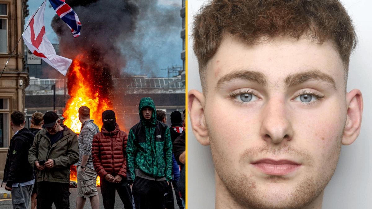 First person jailed for involvement in far-right riots