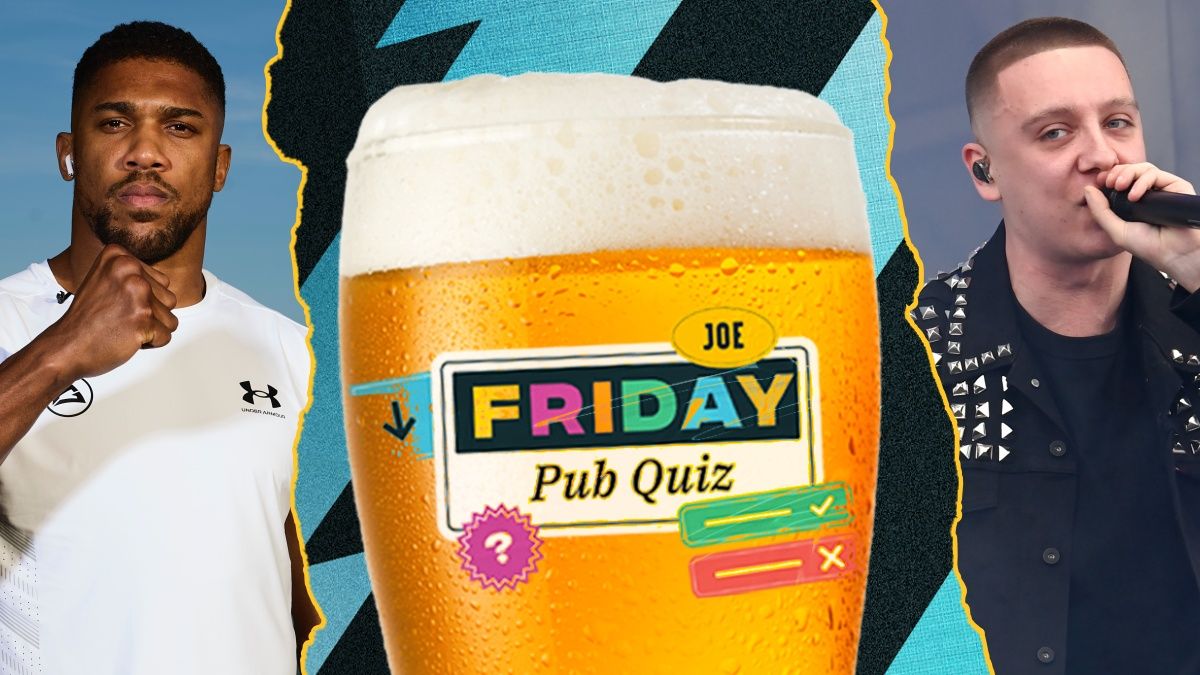 The JOE Friday Pub Quiz: Week 84 - JOE.co.uk