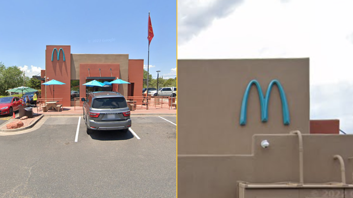People are just discovering the only 'blue McDonald's' in the world ...