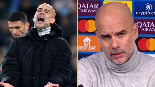 Pep Guardiola says he 'wants to hurt himself' after appearing with cuts ...