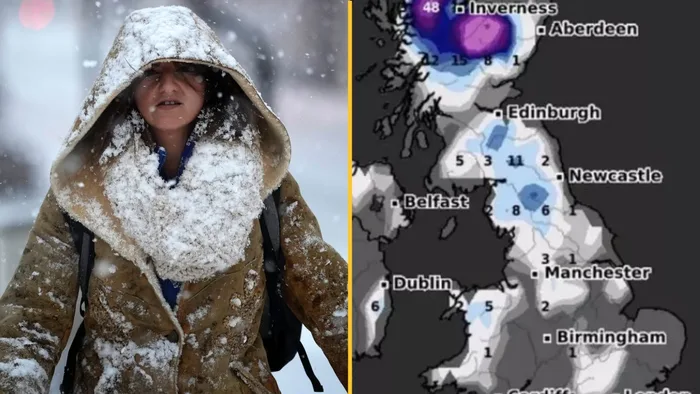 Exact date UK to be hit by 'snow bomb' with up to 18 inches set to fall ...
