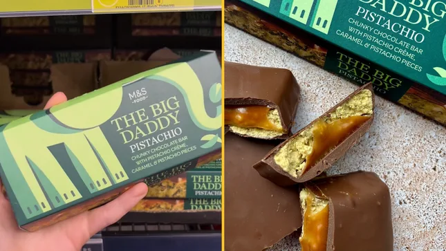 M&S fans hail new pistachio chocolate bar the 'best ever' - JOE.co.uk