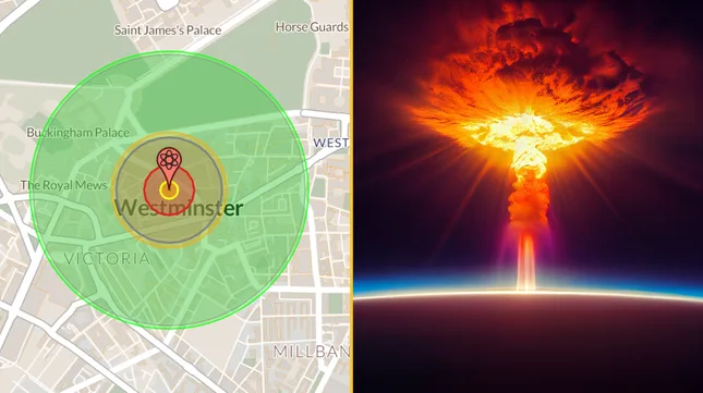 Interactive tracker reveals just how safe you'll be if a nuclear bomb ...