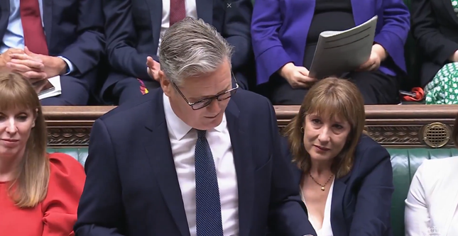 Rachel Reeves appears to cry in Parliament following Starmer welfare ...